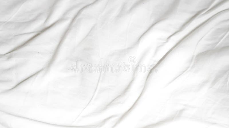White Bedding with Soft Folds and Empty Space for Design or Text ...
