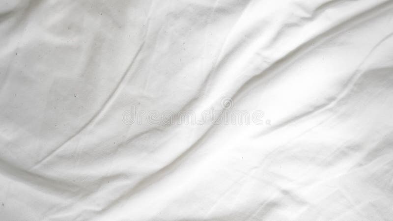 White Bedding with Soft Folds and Empty Space for Design or Text ...
