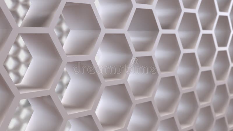 The White Bee Hive for Abstract or Background Concept 3d Rendering ...
