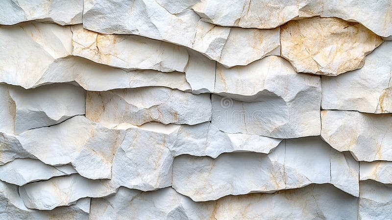 White and Beige Rock Wall Texture Background Stock Illustration ...