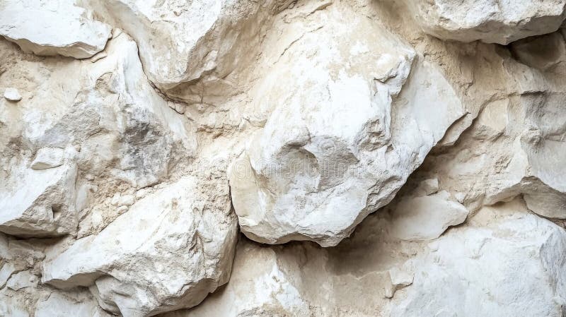 White and Beige Rough Rock Wall Texture Stock Illustration ...