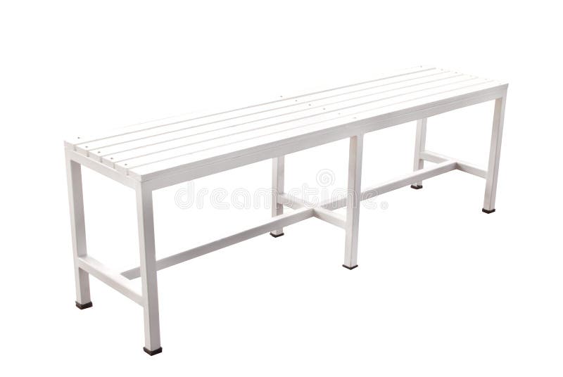 White bench stock image. Image of room, nature, landscape - 79107433