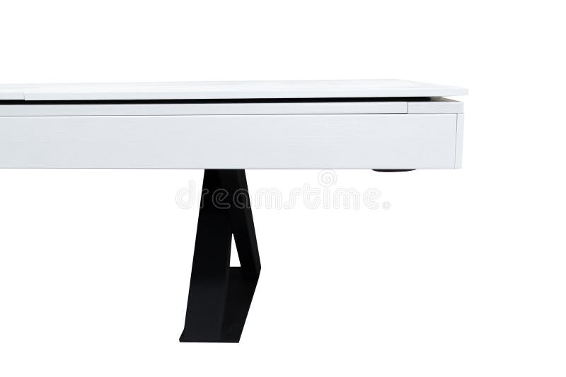 White Billiard Table. Beautiful Billiard Table Isolated on White ...
