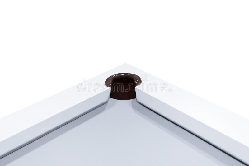 White Billiard Table. Beautiful Billiard Table Isolated on White ...