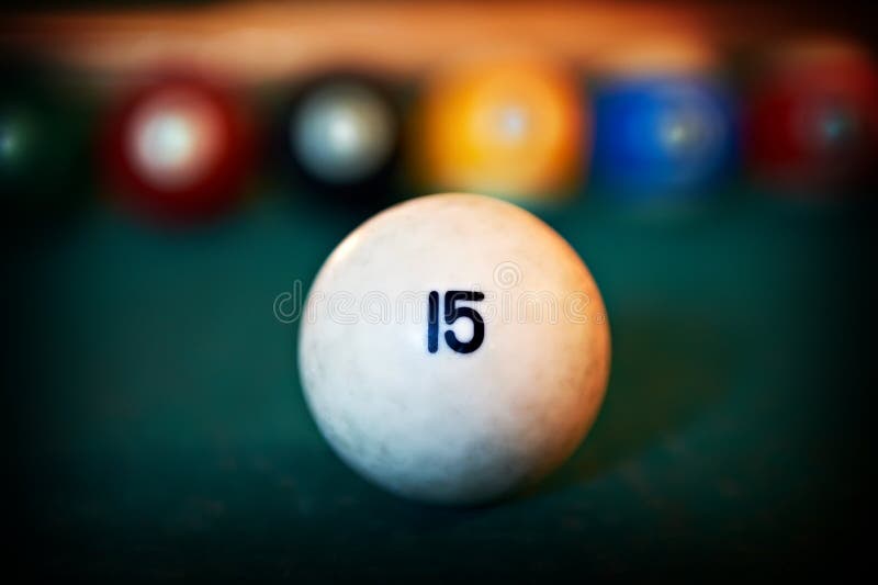 White billiards ball stock photo. Image of shoot, rendering - 20605650