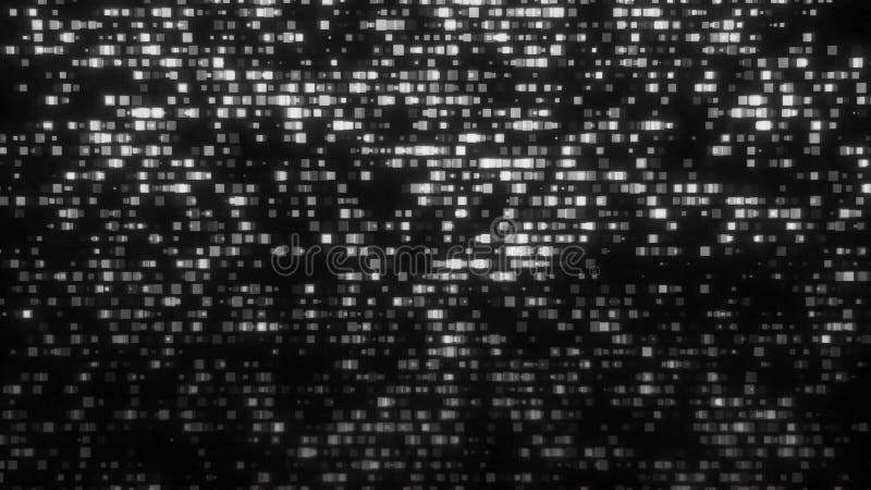 White Binary Code with Moving Data Blocks for Cyber Tech, AI, and Big ...