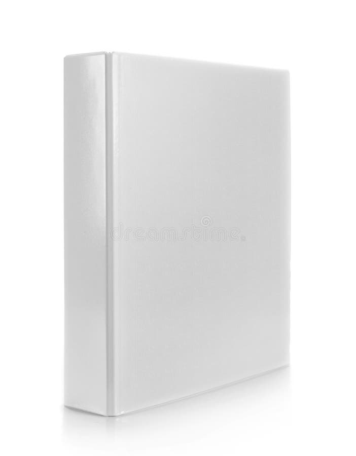 Blank white binder stock photo. Image of information - 21830096