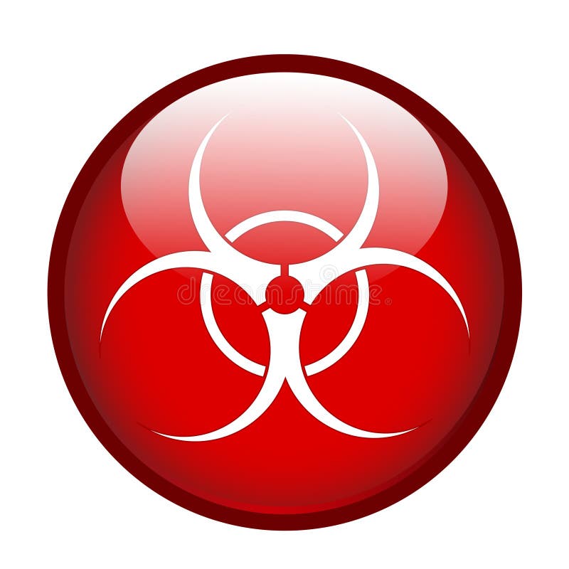 Red Biohazard Sign