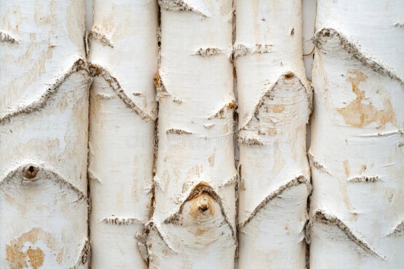 White Birch Tree Bark Texture - Close Up Stock Image - Image of bark ...