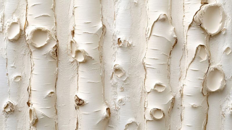 White Birch Tree Bark Texture Pattern Background Stock Illustration - Illustration of lines ...