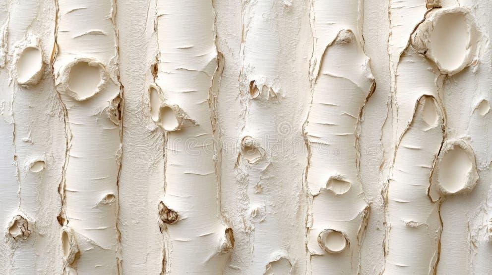 White Birch Tree Bark Texture Pattern Background Stock Illustration ...