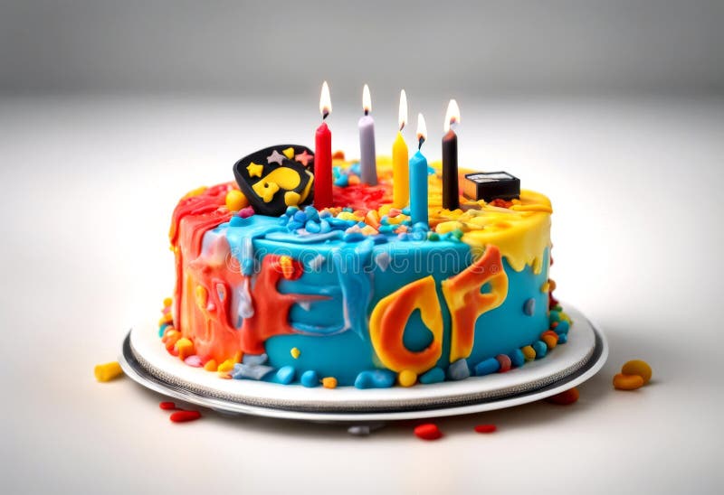 White Birthday Background Cake Olated Geeks Nerd Geek Computer Hardware ...