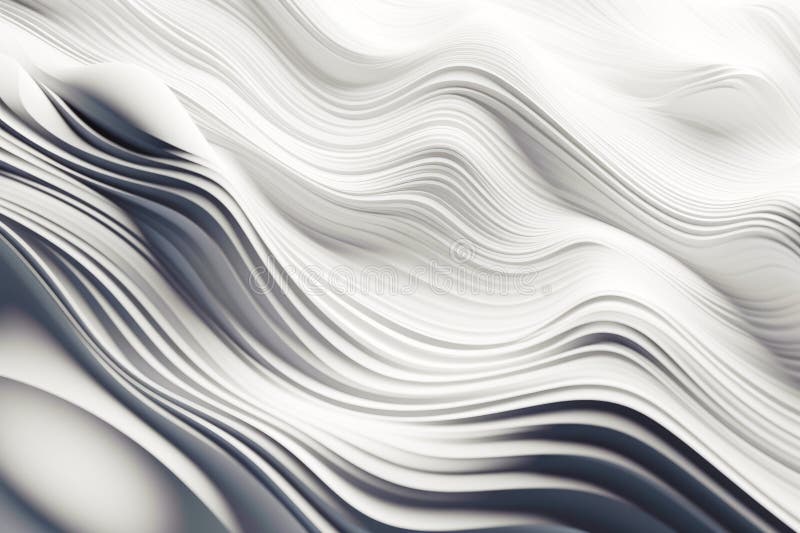 White and Black Abstract Background with Wavy Lines on the Side of it ...