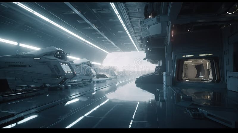 Exploration Space Ship Interior