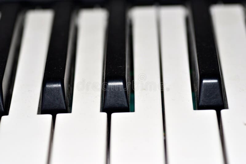 White and Black Keys of the Piano or Keyboard Stock Image - Image of ...