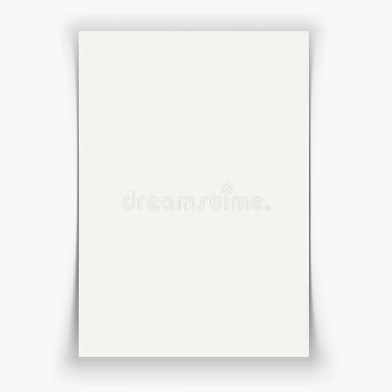 White Black Page with Shadow Effect Stock Vector - Illustration of ...