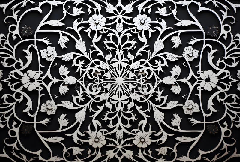 Cutout Paper Lace Texture Pattern Stock Illustrations – 1,028 Cutout ...