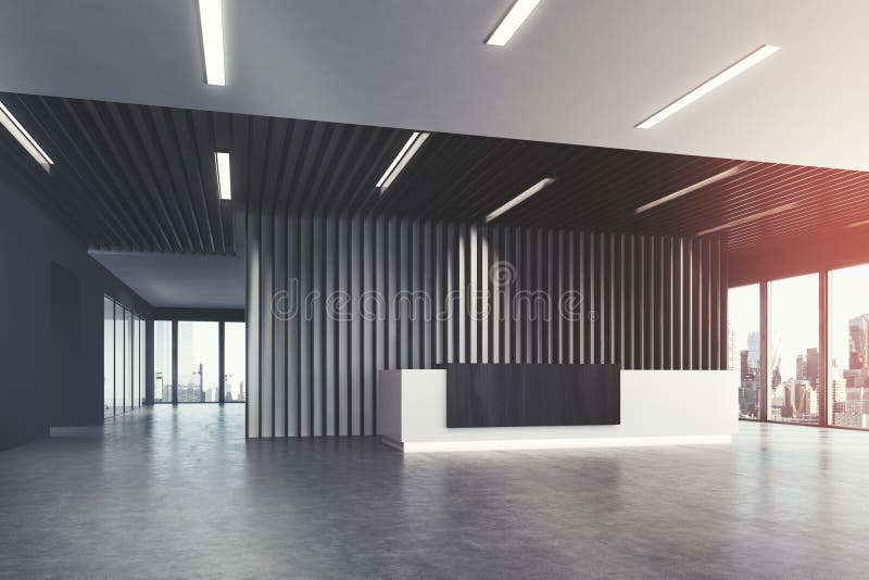 White and Black Reception, Corner Toned Stock Illustration ...