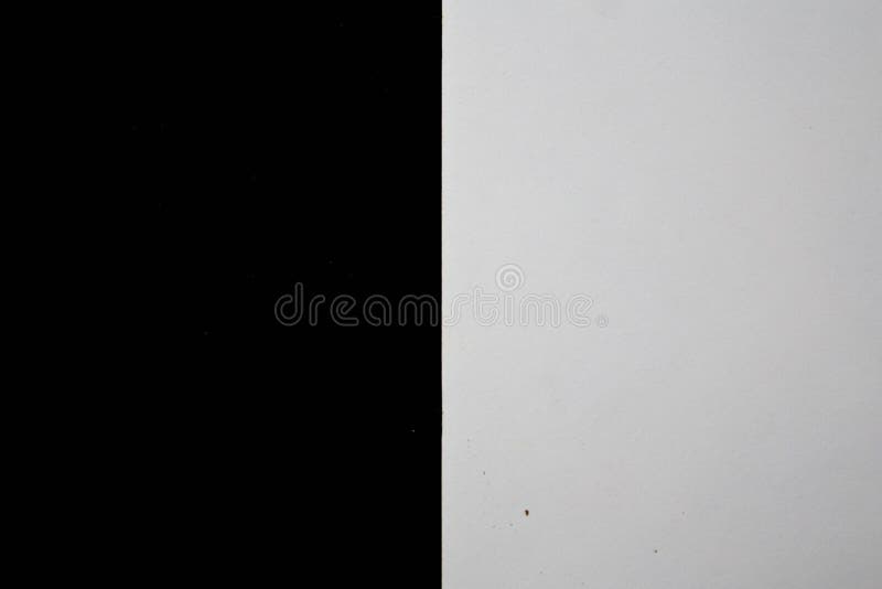 A White and Black Side Paper Background Stock Image - Image of close ...
