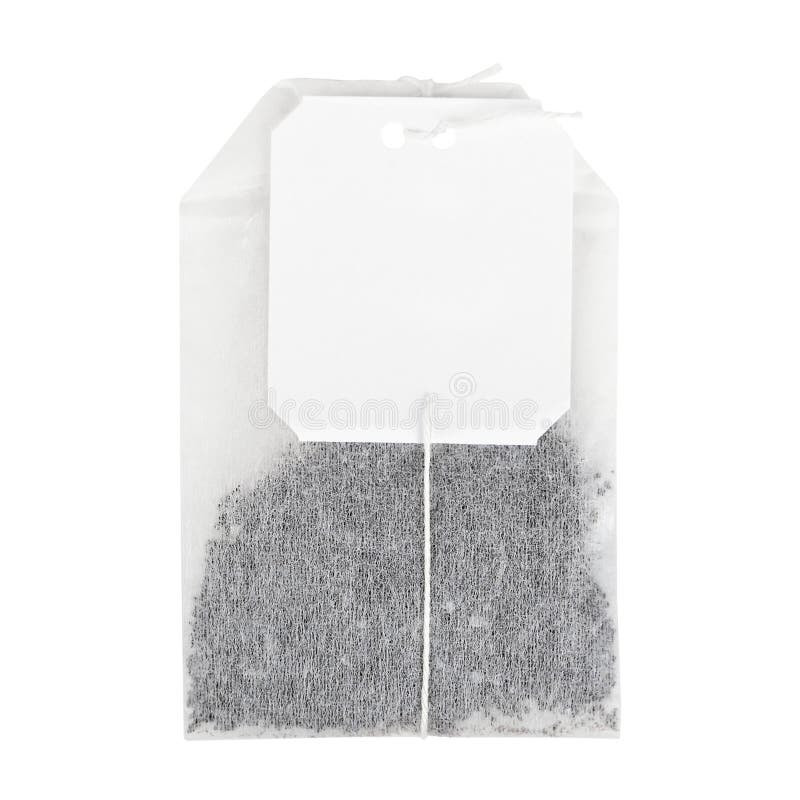 White Black Tea Sachet Isolate Stock Image - Image of drink, sachet ...