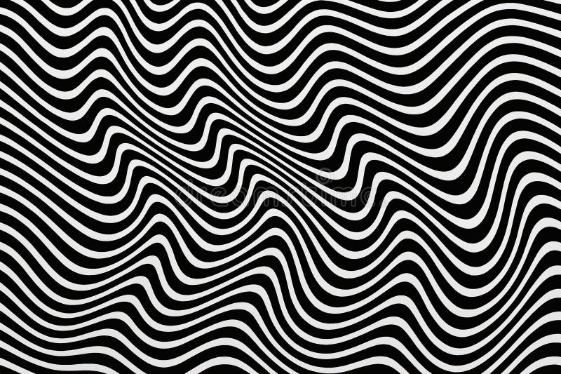 White and Black Wavy Pattern Background for Elegant Minimalist Design ...