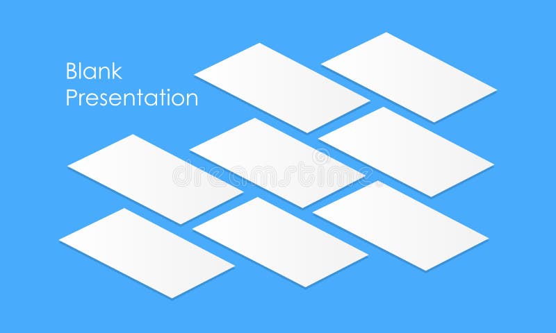 Blank Isometric App Screens Mockup Stock Vector - Illustration of ...
