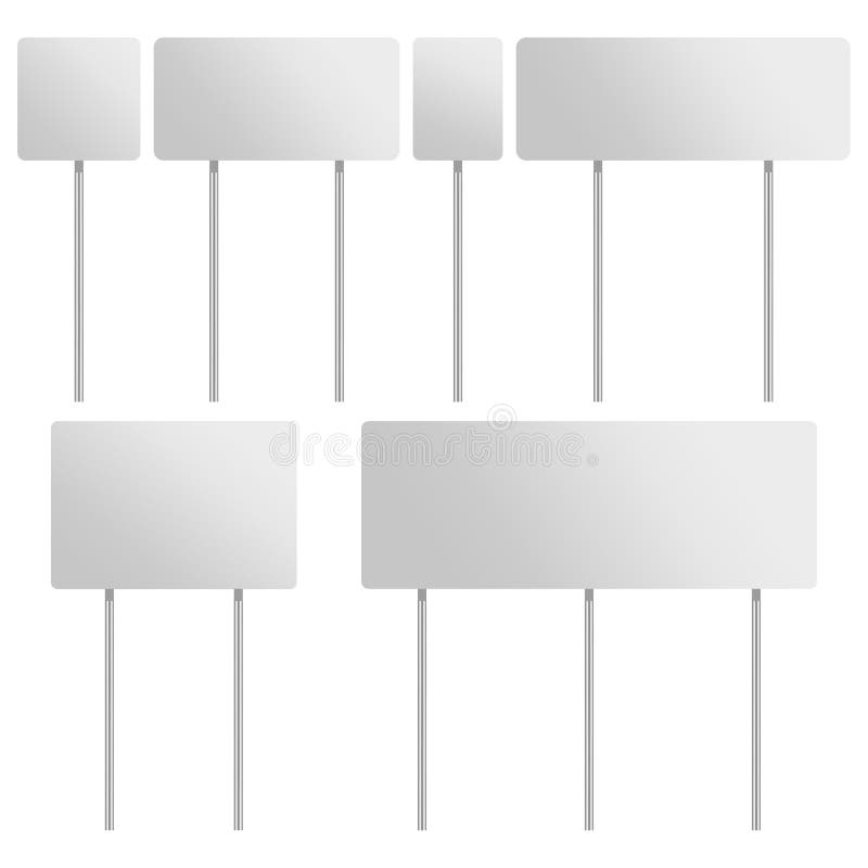 Blank Sign Door Icon. Gallery Banner. Vector Illustration. Stock Image ...