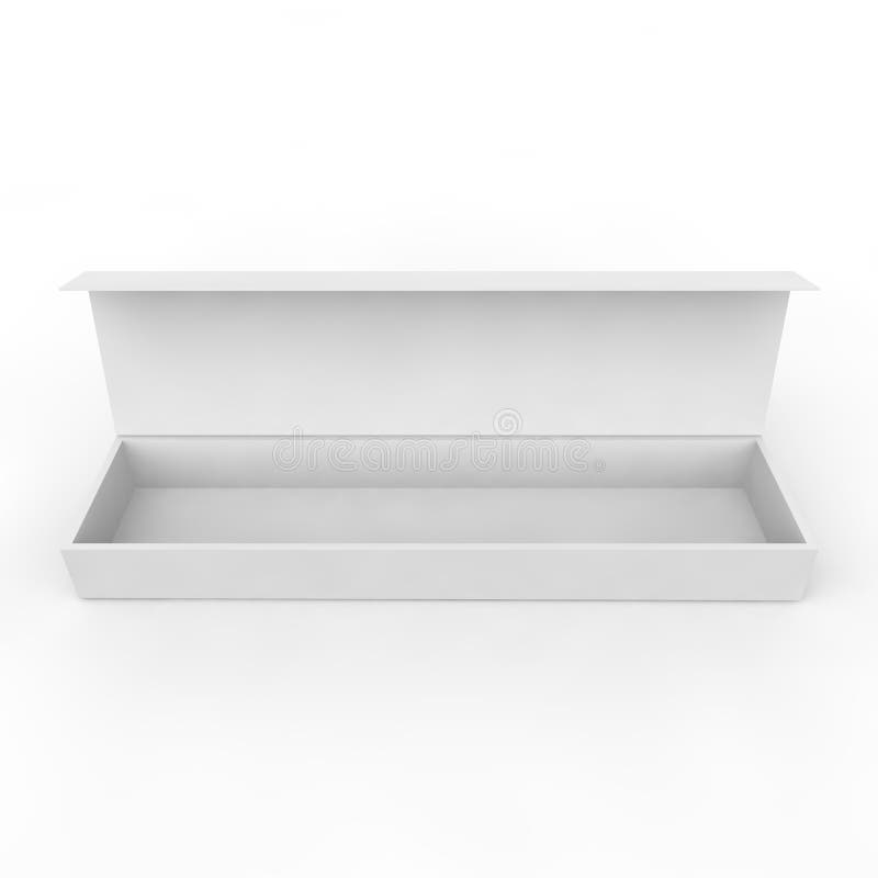 White Blank Box for Jewelry and Other Gifts Stock Illustration ...