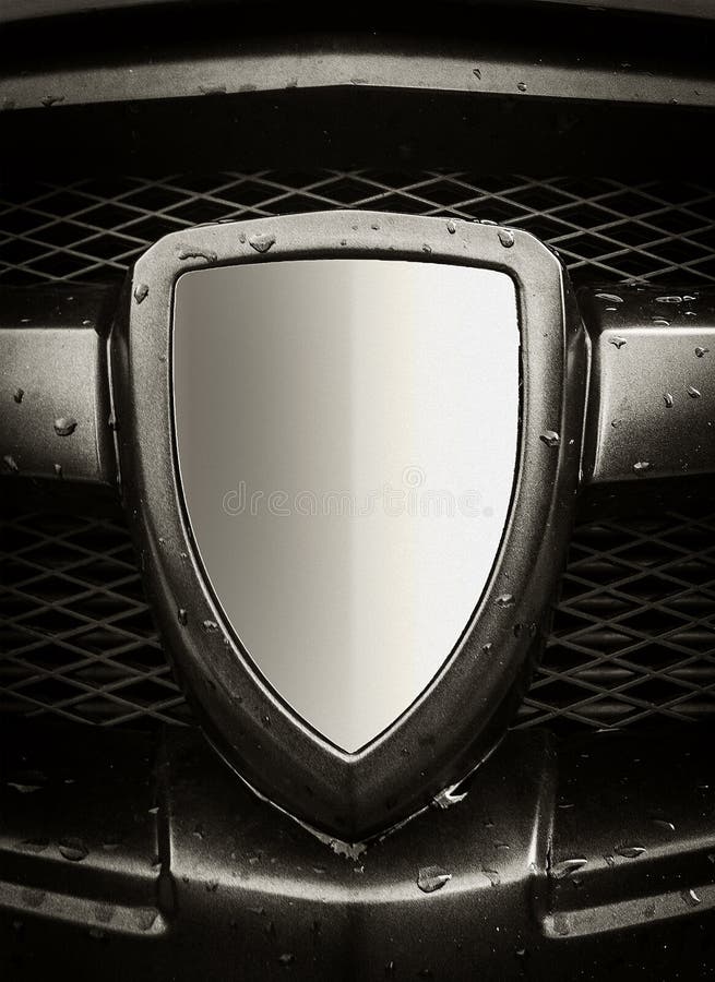 White blank car emblem stock image. Image of unrecognizable - 232695481