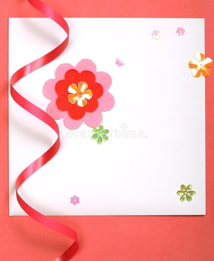 Blank greeting card stock vector. Illustration of green - 13465862
