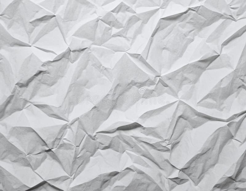 White Blank Crumpled Wrinkled Paper Sheet Texture Pattern Creative ...