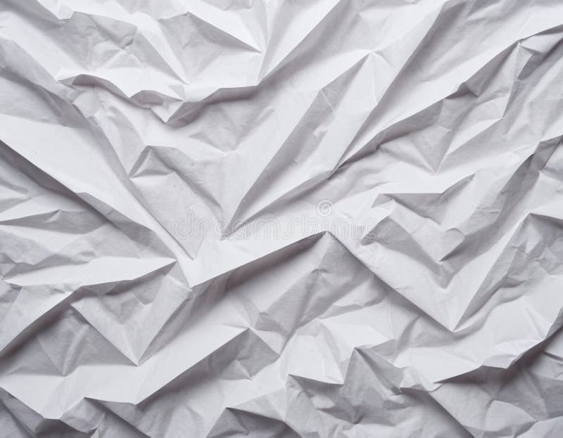 White Blank Crumpled Wrinkled Paper Sheet Texture Pattern Creative ...