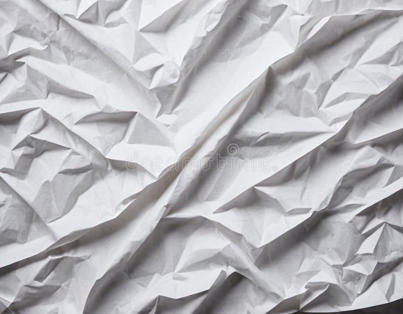 White Blank Crumpled Wrinkled Paper Sheet Texture Pattern Creative ...