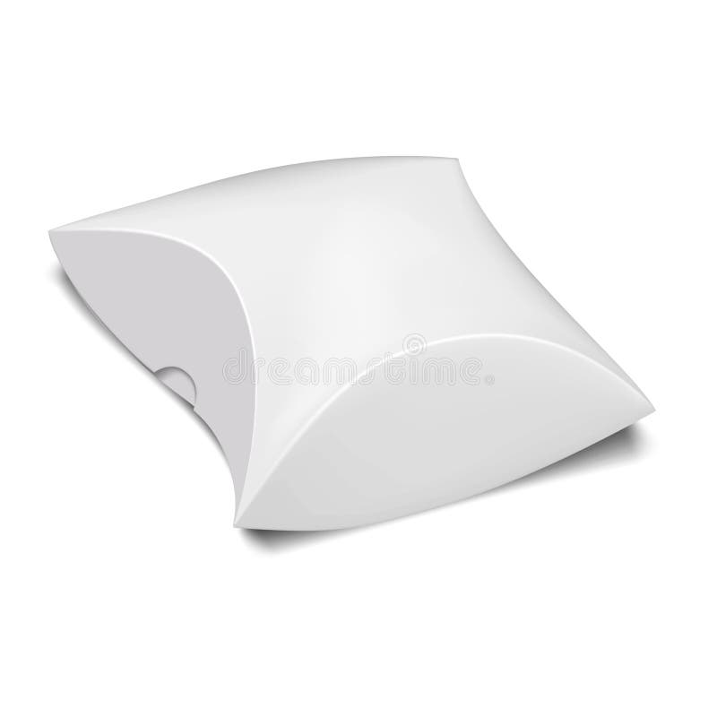 Folding Paperboard Square Star Shaped Pillow Box Packaging Stock ...