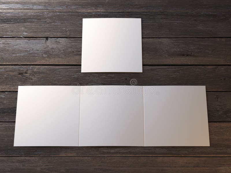 White blank leaflet stock image. Image of layout, isolated - 56422903
