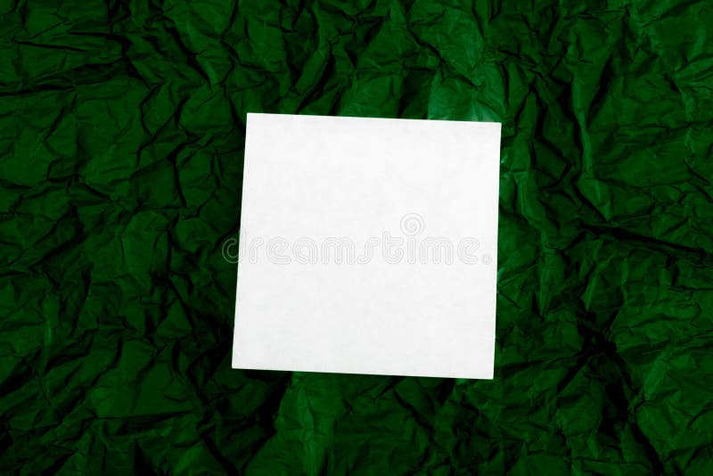 White Blank Note on Crinkled Notice Board Stock Photo - Image of ...