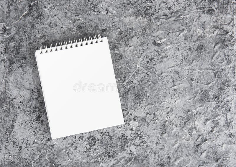 Blank Paper Desk Spiral Calendar Stock Image - Image of 2020, mock ...