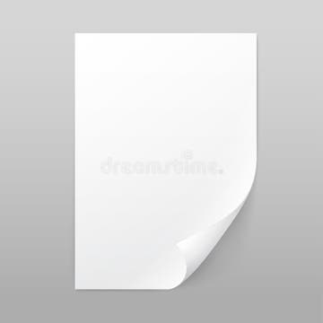 Paper Sheet Curl Stock Illustrations – 12,525 Paper Sheet Curl Stock ...