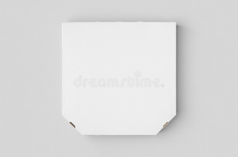 Blank pizza box template stock photo. Image of paper - 257738094