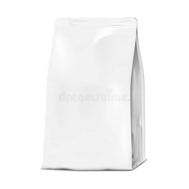 White Plastic Bucket with Lid, Realistic Vector Mockup. Blank Packaging ...
