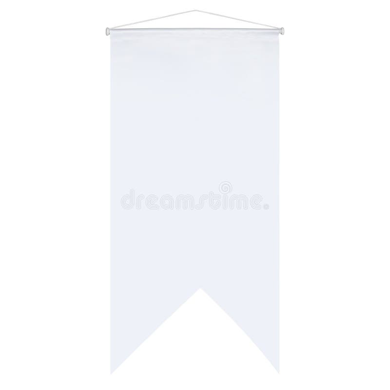 White Blank Realistic Streamer on White Background Template. Stock ...
