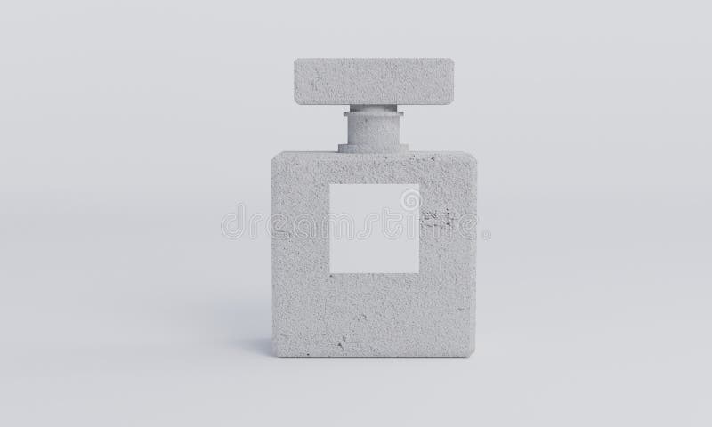 Rectangular Perfume Bottles with Metal Caps Stock Vector - Illustration ...