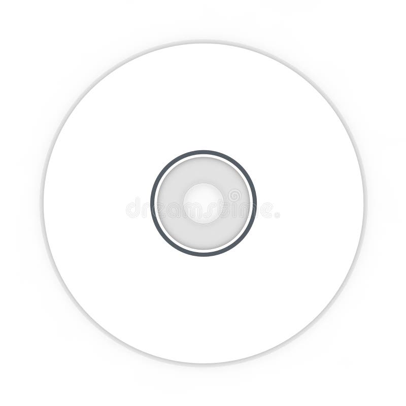 White blank sample CD stock illustration. Illustration of medium - 44573338
