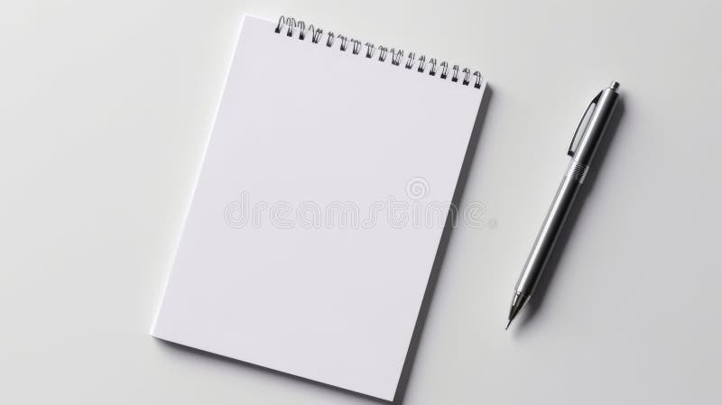 White Blank Sheets of A4 Paper Size or Documents Mockup. Generative AI ...