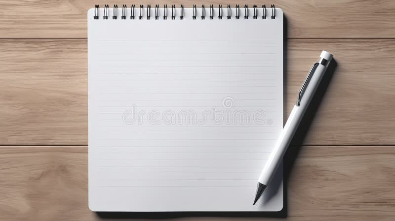 White Blank Sheets of A4 Paper Size or Documents Mockup. Generative AI ...