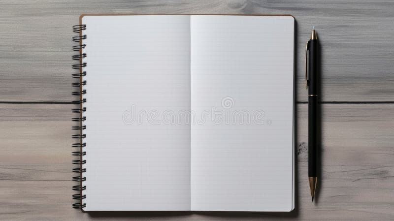White Blank Sheets of A4 Paper Size or Documents Mockup. Generative AI ...