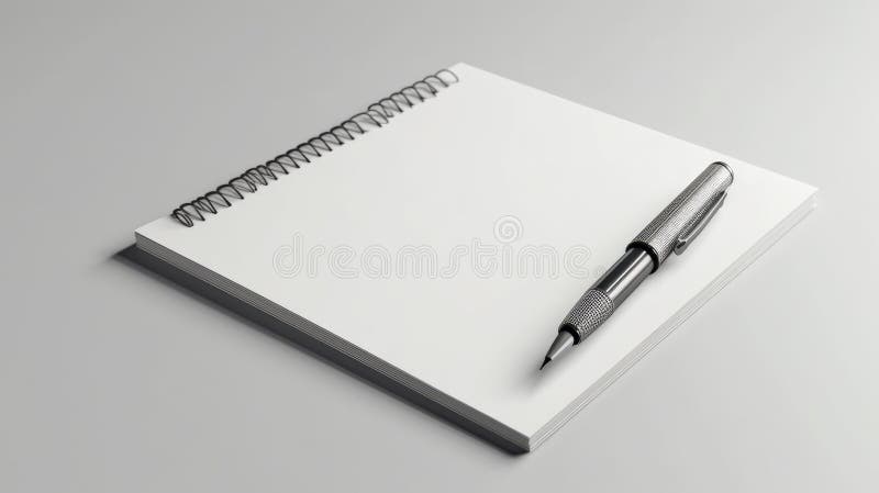 White Blank Sheets of A4 Paper Size or Documents Mockup. Generative AI ...