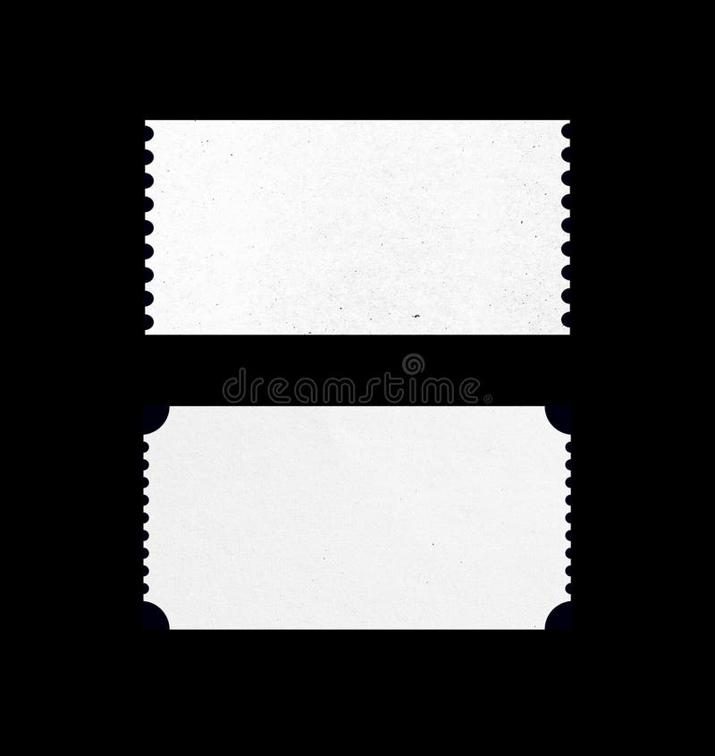 Blank Ticket stock photo. Image of film, betting, admission - 7574642