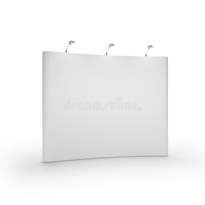 Blank Trade Show Booth for Designers Icon Stock Illustration ...