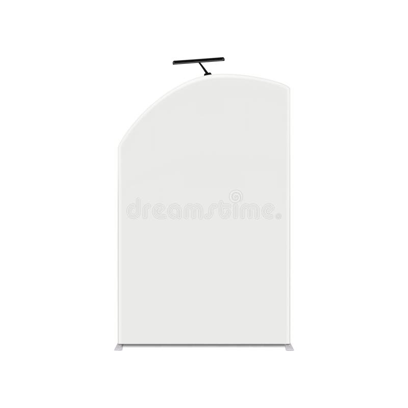 Tradeshow Display with LED Light Vector Mockup. Backdrop Banner for ...